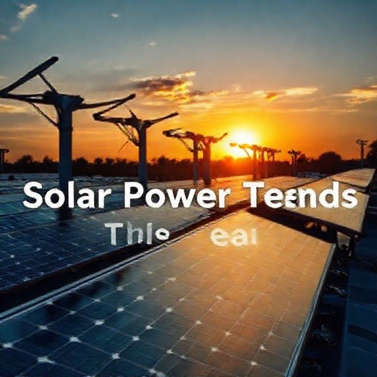 Top 10 Solar Power Trends This Year - Article Directory
