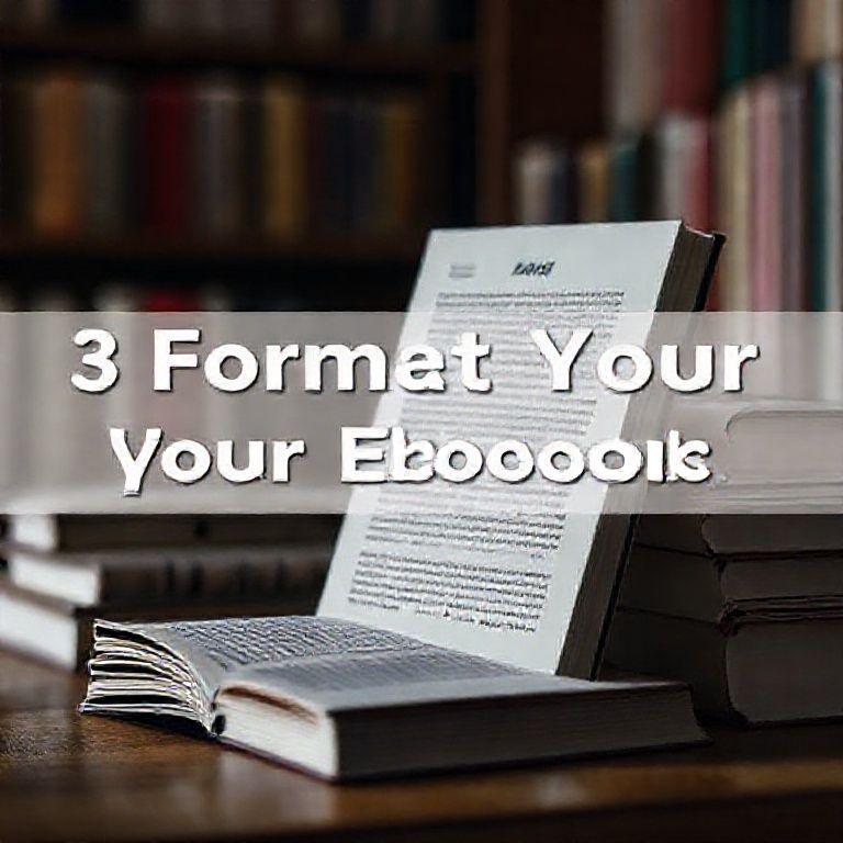 3 Format Your Ebook For Success - Article Directory